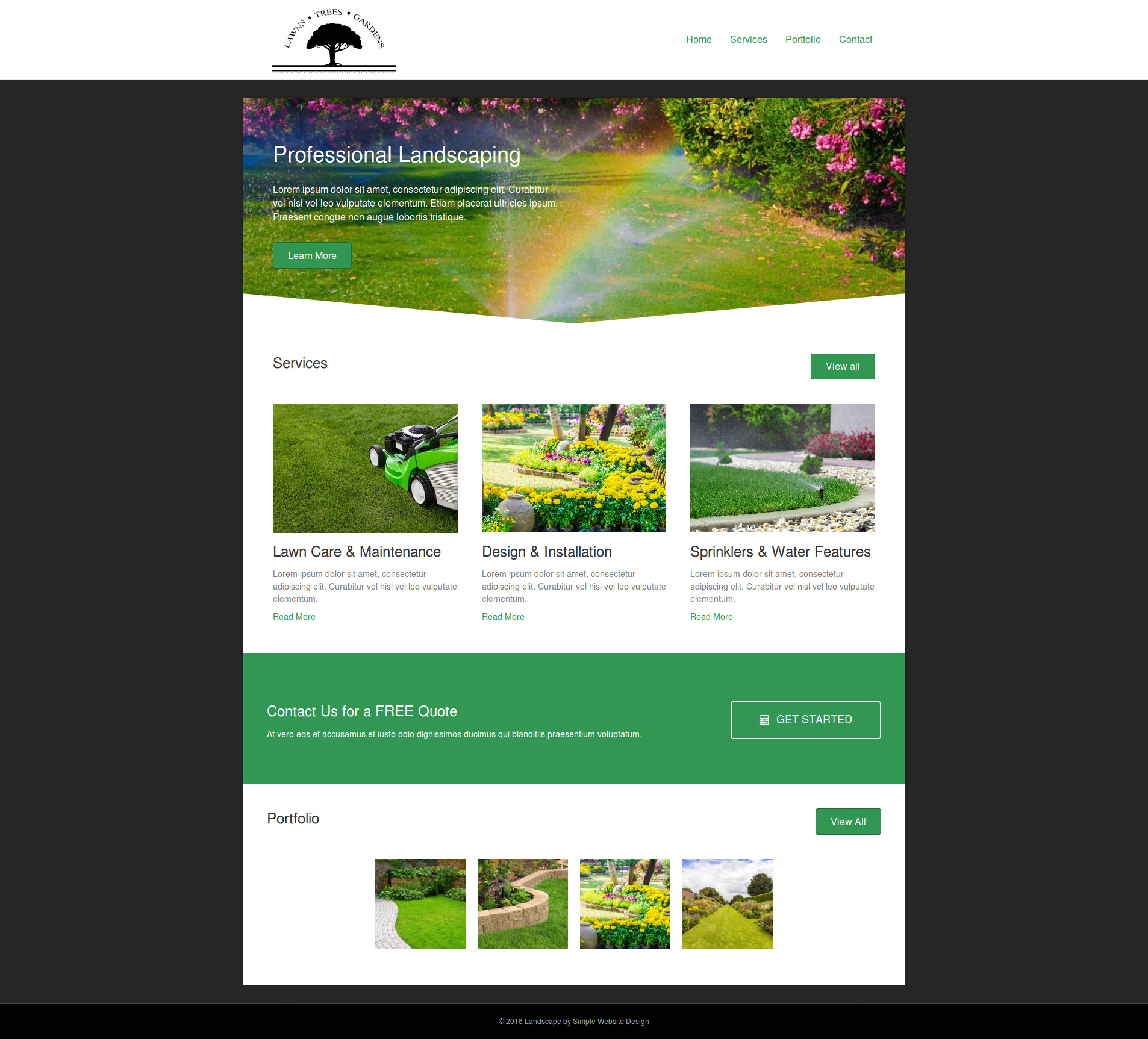 Landscaper – Simple Website Design Landscaper – Simple Website Design